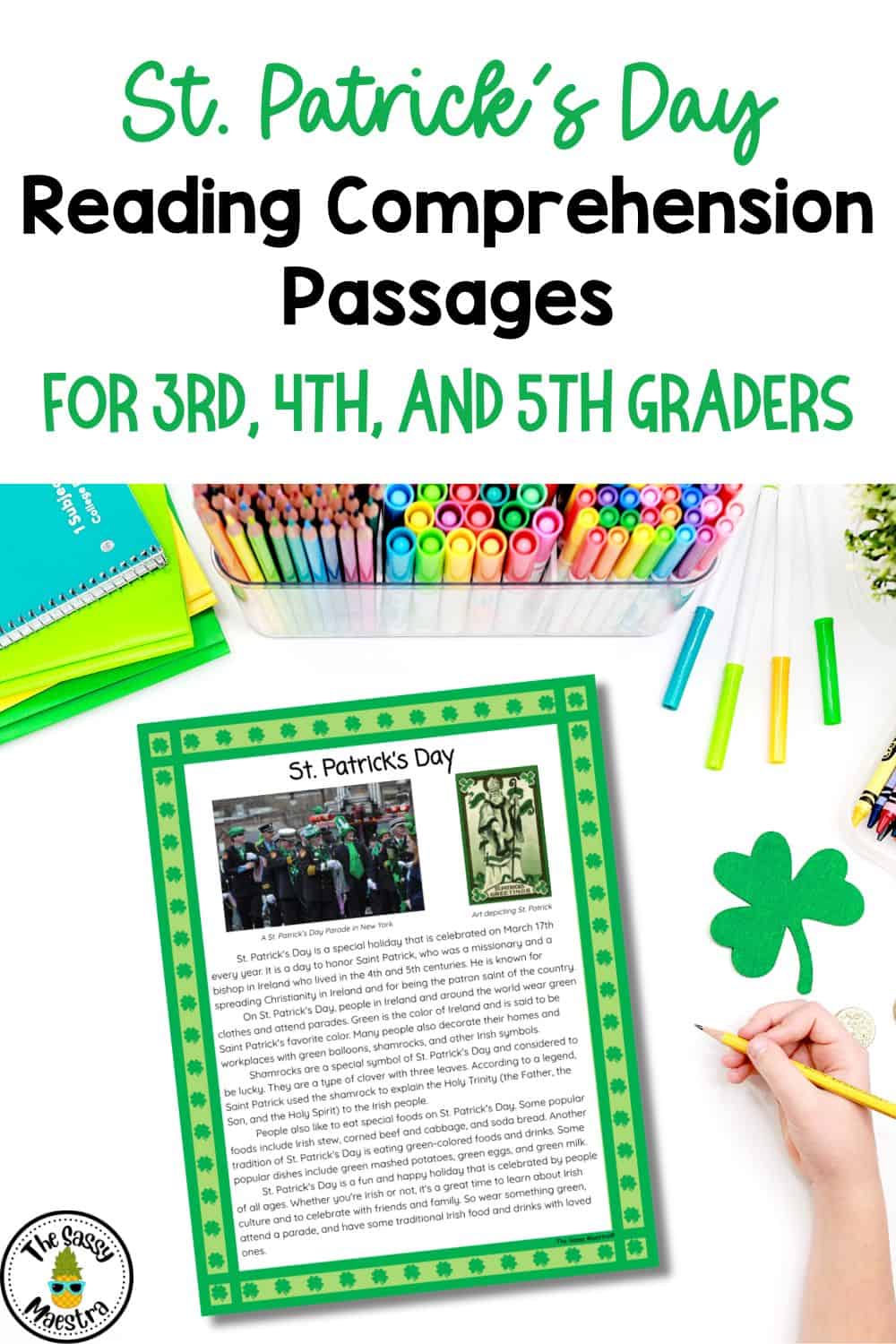 St. Patrick's Day Reading Comprehension: Exploring Irish Traditions ...