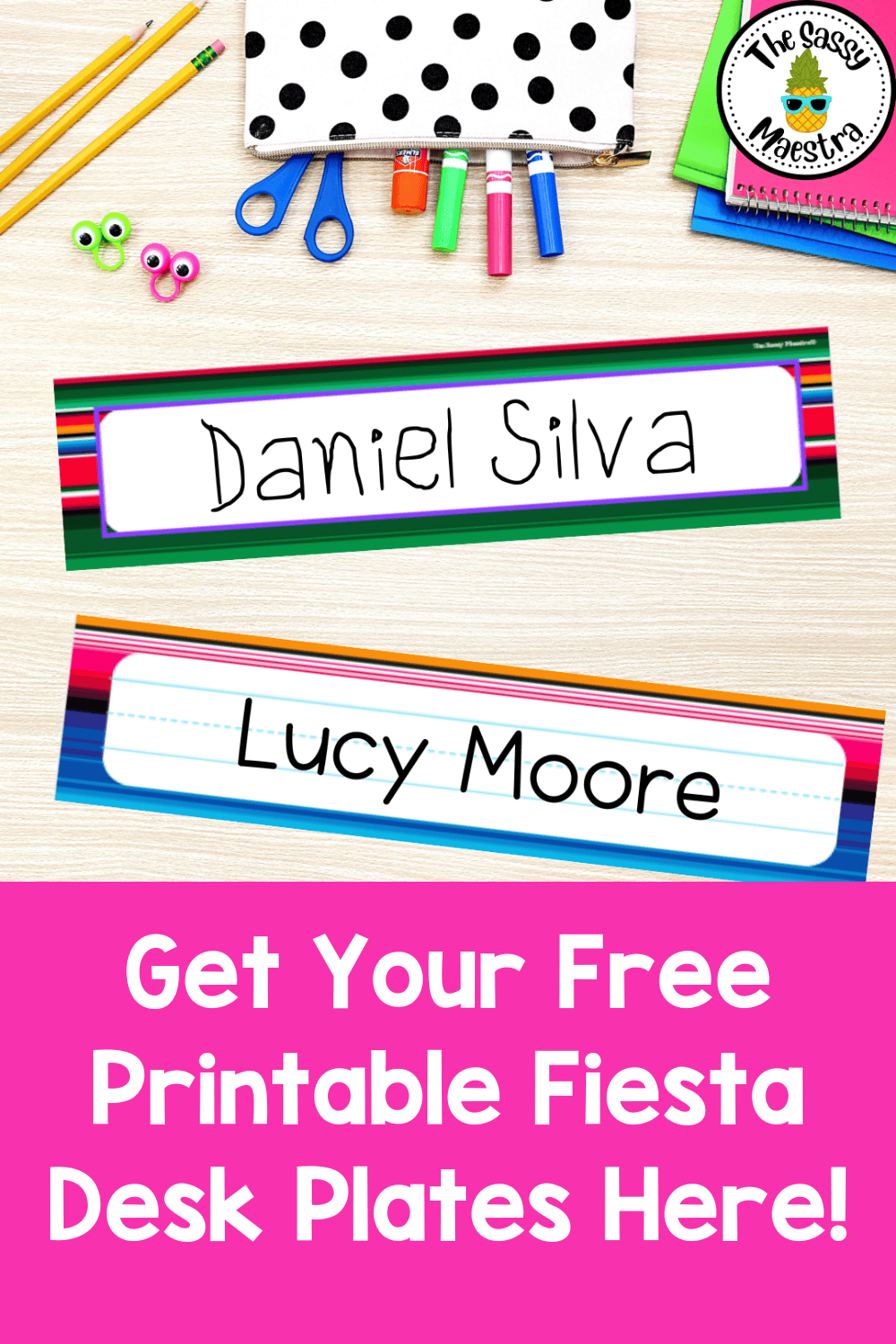 Free Printable Desk Plate Fiesta: Add Vibrancy and Cultural Flair to ...