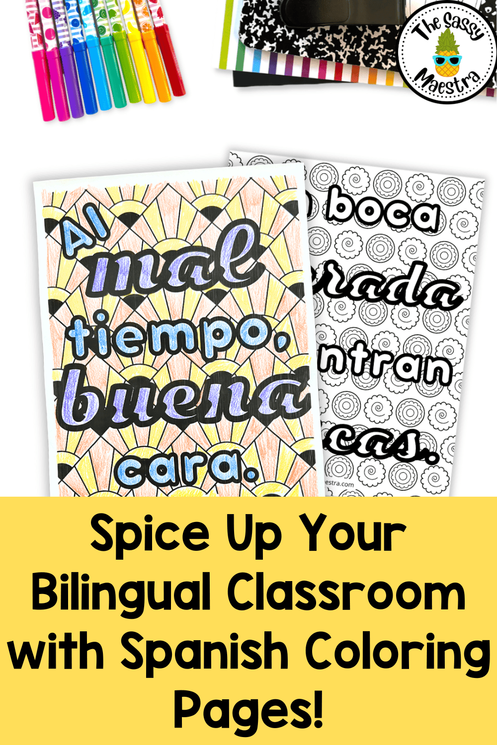 Spice Up Your Bilingual Classroom with Spanish Coloring Pages! - The ...